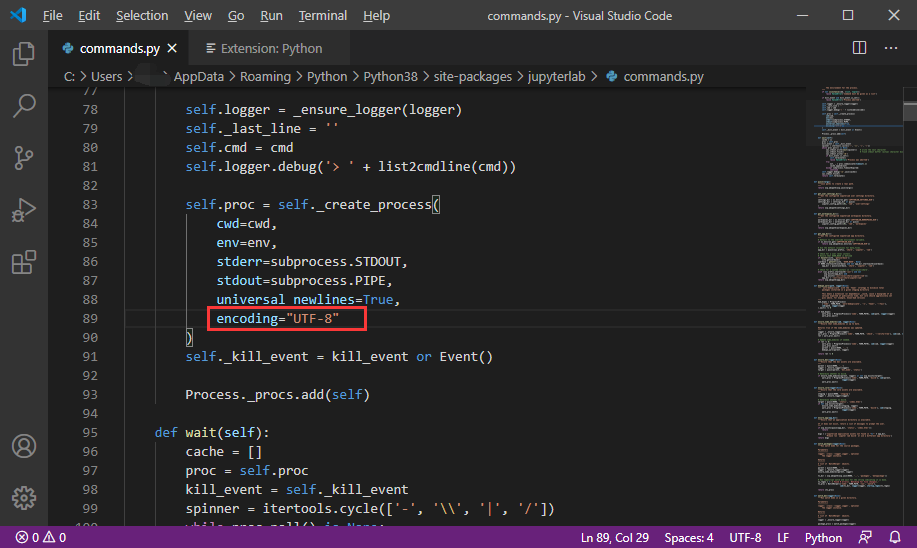 Jupyterlab 安装 Extension 出现 Build 错误：codec Error 解决方案 Haulyn5 的博客